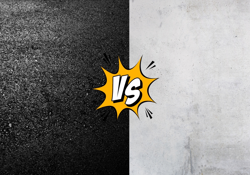 Asphalt vs Concrete: Choosing the Best Paving Material